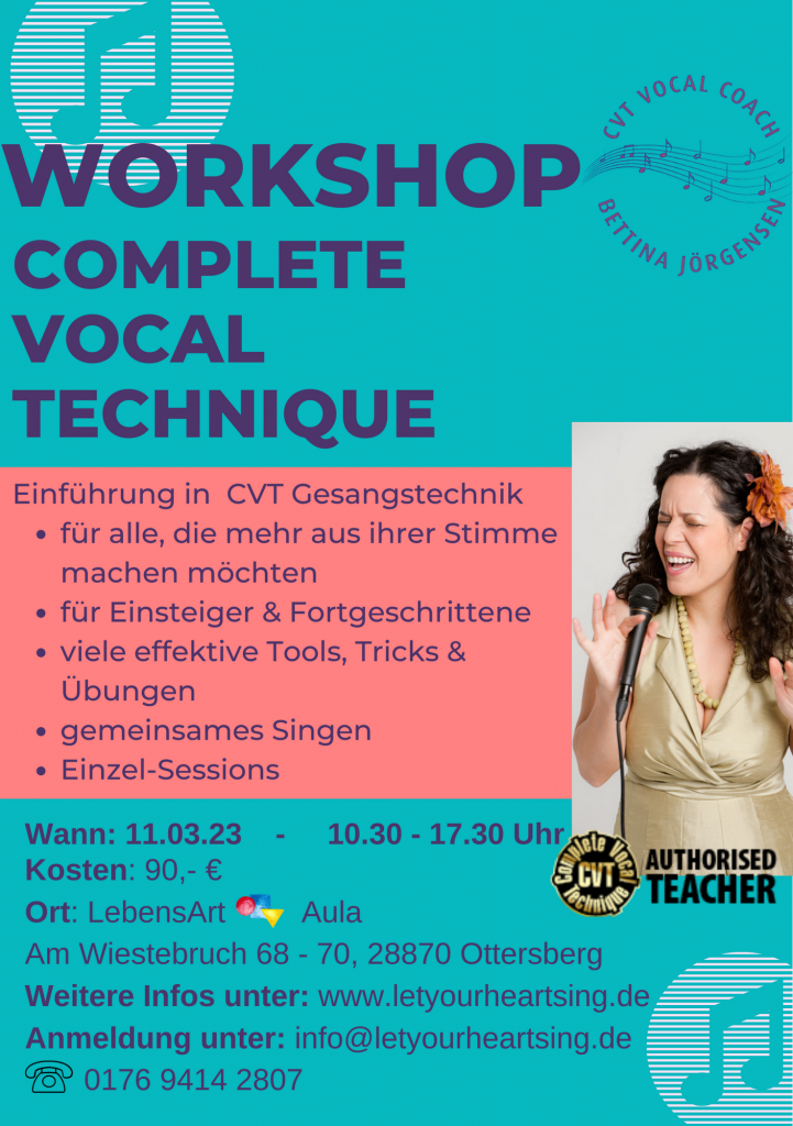 Workshop Complete Vocal Technique - Deutscher Tonkünstlerverband Bremen